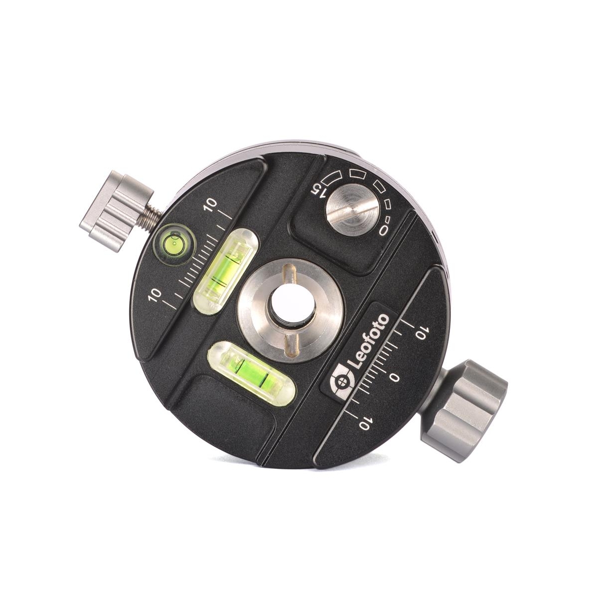 Leofoto Stativ-Panoramakopf Panoramateller PAN-02 + Schnellwechselplatte QP70 - Foto ...